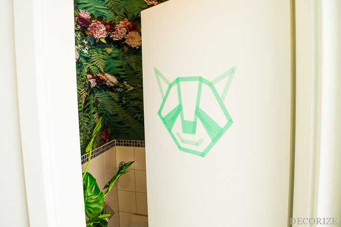 Wall Art im Kreativ-Studio - mit tesa Deco Tapes - Decorize